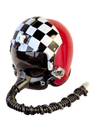 USN Checkerboard sq pilot helmet 1/8th [MH-121] - $48.50 : Military ...