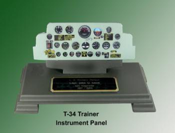 T-34 Trainer instrument panel in 1/6 scale [PLA-387M] - $149.95 ...